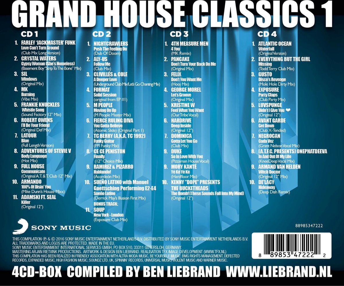 Grand House Classics 1, Various | CD (album) | Muziek | bol.com
