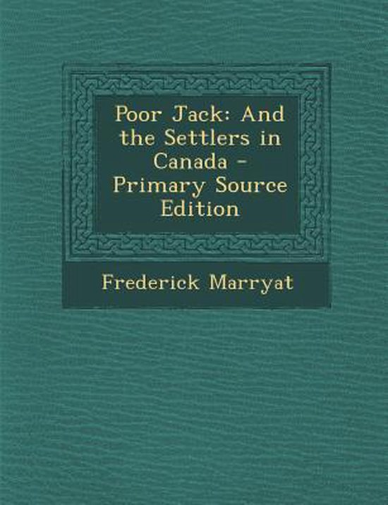 Poor Jack, Captain Frederick Marryat | 9781287548171 | Boeken | bol.com
