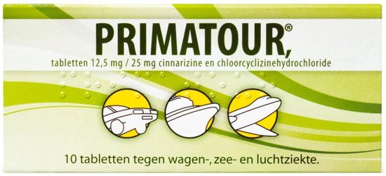 Primatour Bij Reisziekte - 1 x 10 tabletten | bol