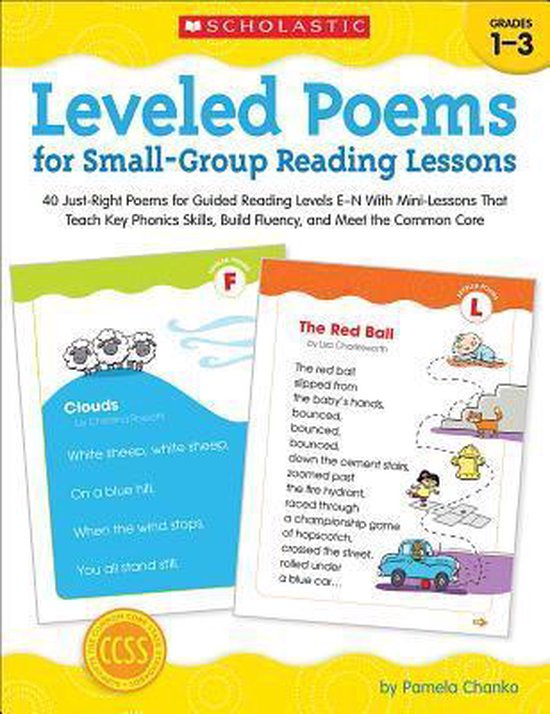 Leveled Poems for Small-Group Reading Lessons, Pamela Chanko ...