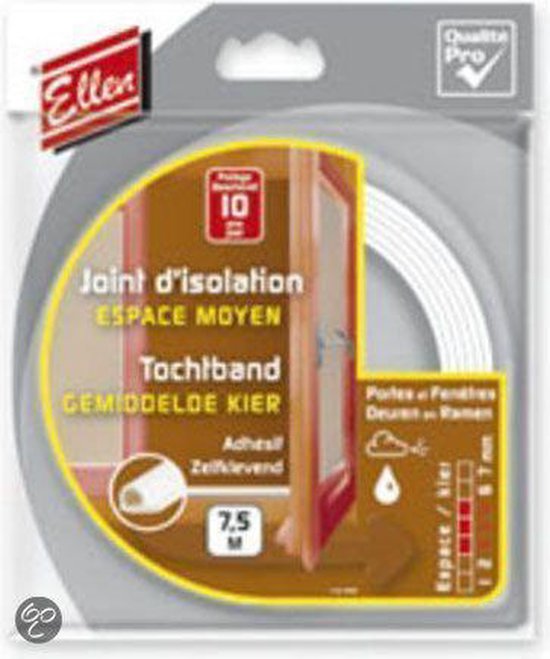 Ellen Tochtband P-7.5 - Bruin | bol