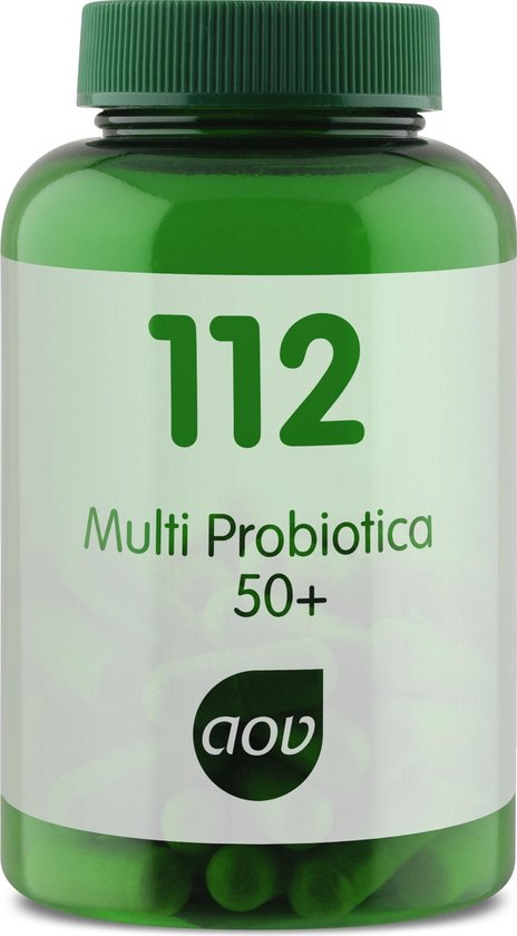 AOV 112 Multi Probiotica 50+ Voedingssupplementen - 60 vegacaps | bol
