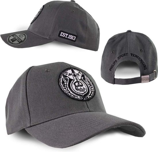 Cap PSV Grijs Logo 1913-Maat-Stuks-Kleur-Grijs | bol
