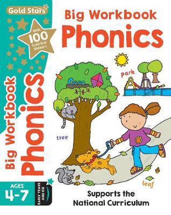 Gold Stars Big Workbook Phonics Ages 4-7 Early Years and KS1 | 9781474875813 | Nina... | bol.com