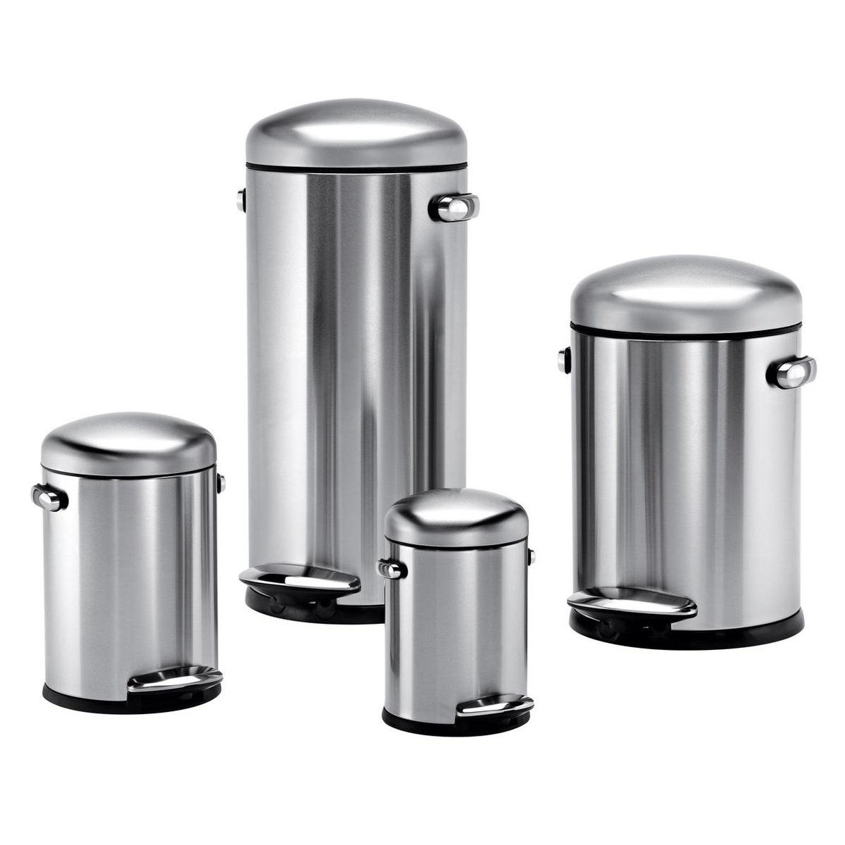 Simplehuman Retro Prullenbak - 4,5 l - RVS | bol.com