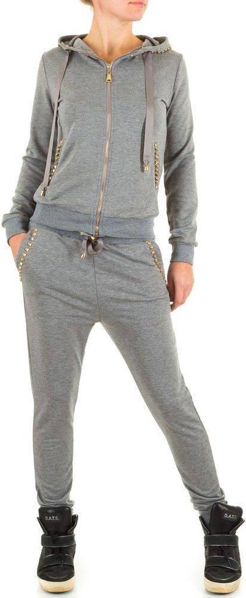 Dames joggingpak van Emma&Ashley Design - grijs | bol.com