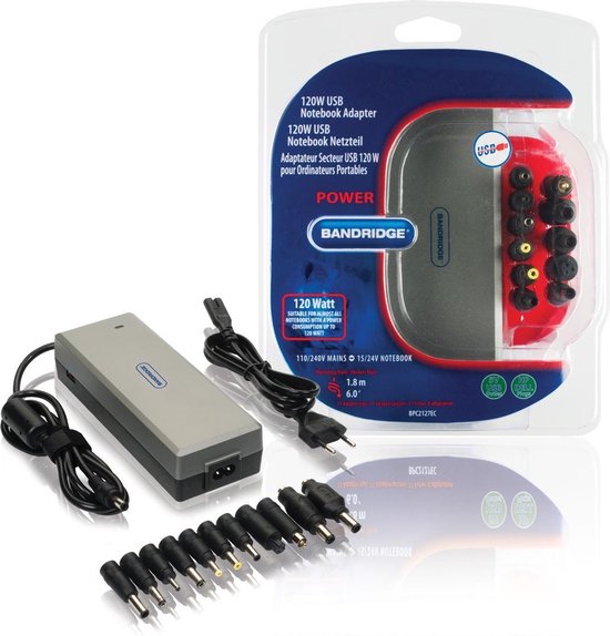 Bandridge - Voedingsadapter - 15 volt | bol