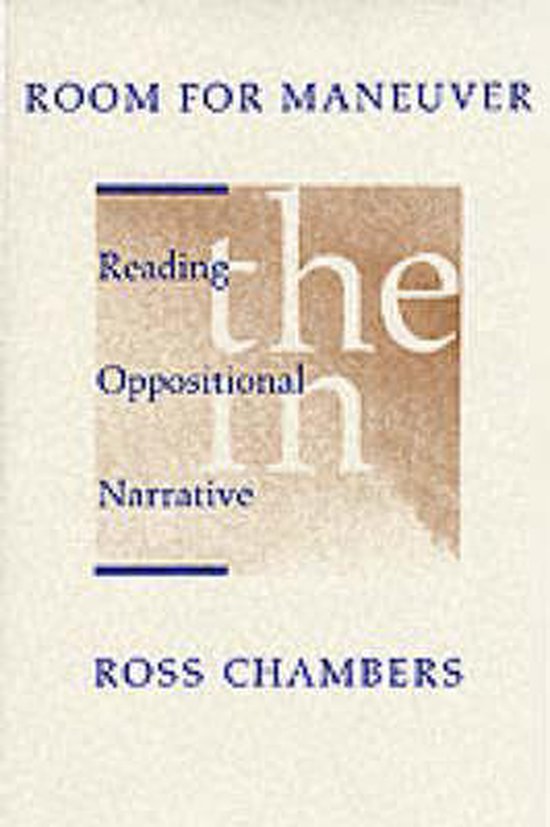 Room for Maneuver | 9780226100760 | Ross Chambers | Boeken | bol.com