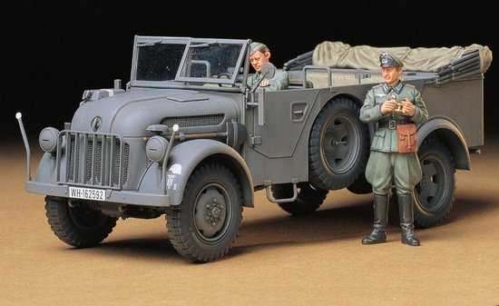 1:35 Tamiya 35225 WWII German Steyr Typ1500A/01 GL w/2Figures Plastic ...