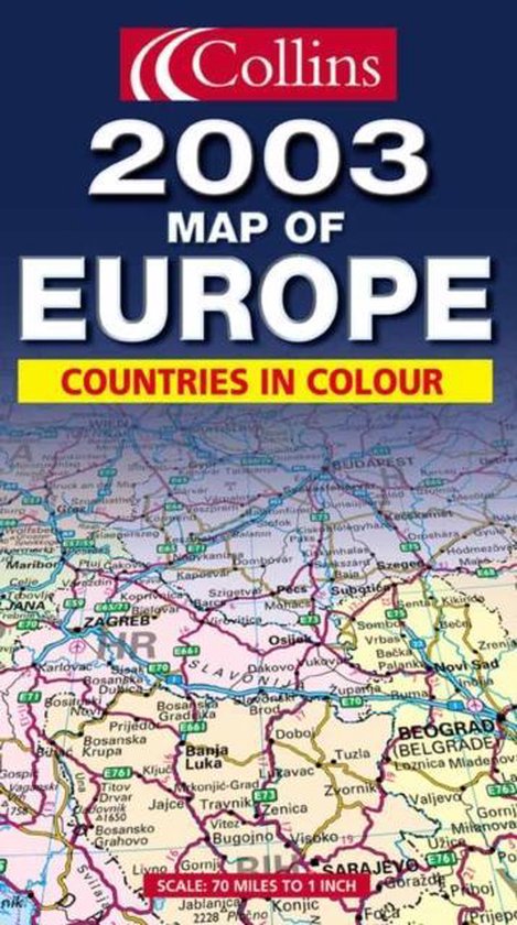 2003 Map of Europe | 9780007140893 | Boeken | bol.com