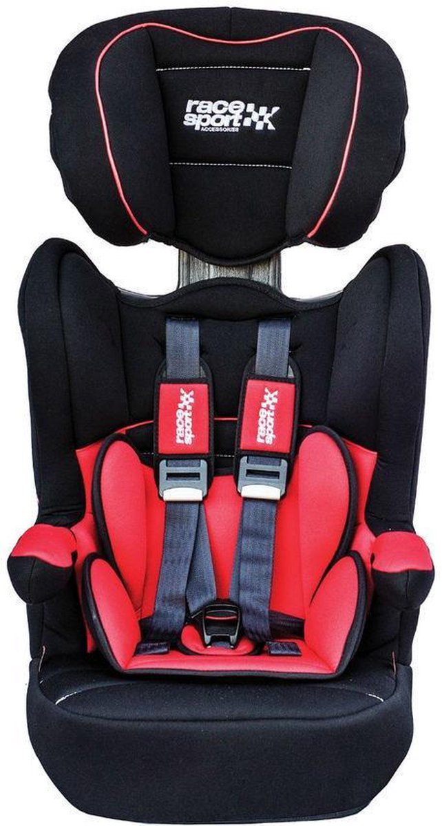 Race Sport Autostoeltje Iso-fix Groep 1-3 Rood/zwart | bol.com