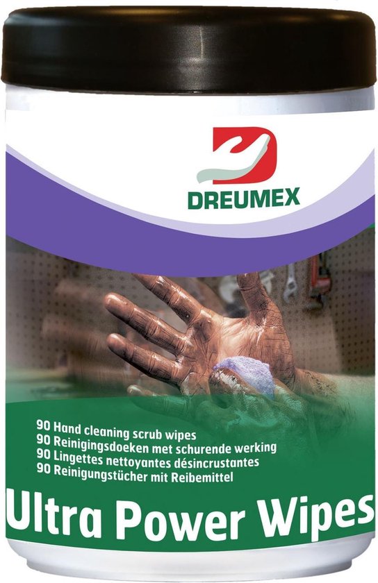 Dreumex Powerwipes - Ultra Power Wipes 90 Stuks | bol.com