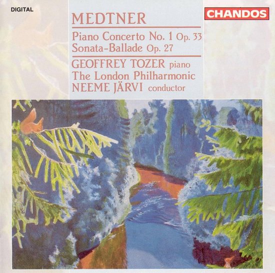 Medtner: Piano Concerto No. 1; Sonata-Ballade, Geoffrey Tozer | CD ...
