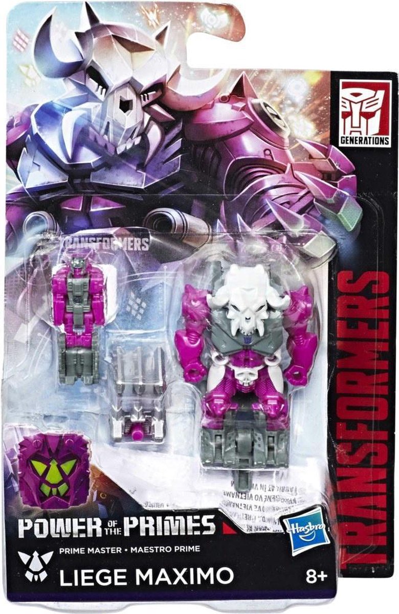 Hasbro Transformer Liege Maximo Jongens 6 Cm Paars/grijs | bol.com