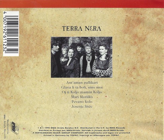 Tera Nera, Terra Nera | CD (album) | Muziek | bol.com