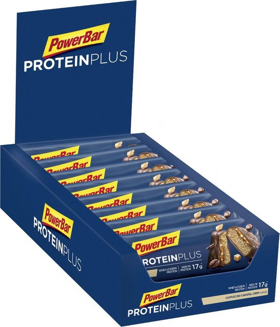 PowerBar Protein Plus Bar 30% Cappuccino-Caramel Crisp 15x55g | bol.com