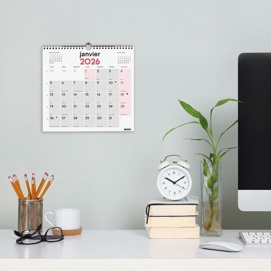 Maandkalender 2026 - 1 maand per pagina, ideaal voor planning en ...