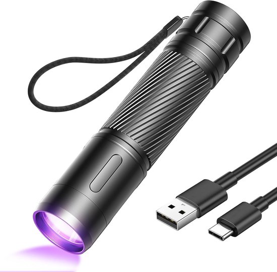 Mini UV Lamp - 395nm LED Blacklight Torch voor Detectie en Geocaching | bol