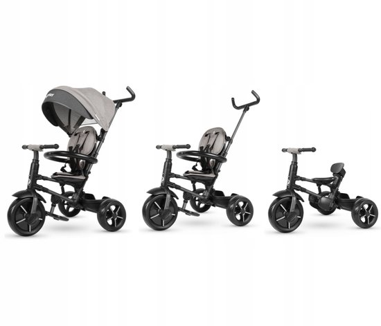 Qplay Rito Star 4-in-1 loopfiets met duwstang en rem | bol