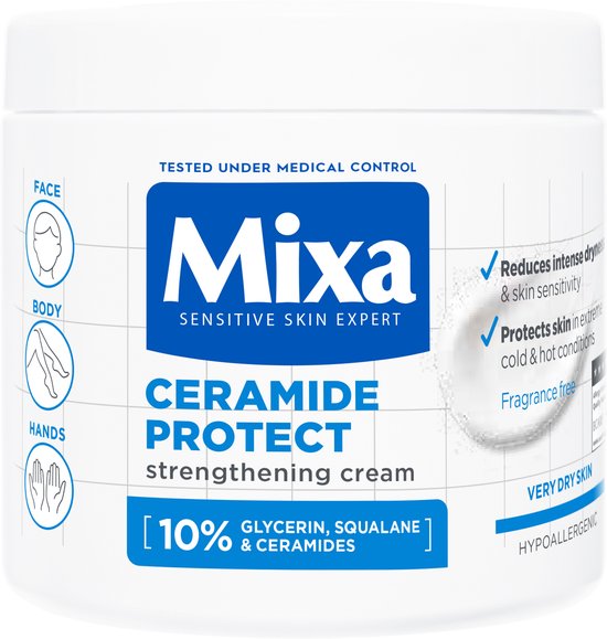 Mixa Ceramide Protect Hydraterende Crème – Zeer Droge Huid - Gezicht ...