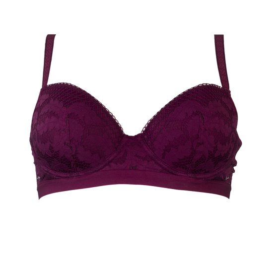 Guy de France - Voorgevormde BH kant - bordeaux - 75D | bol