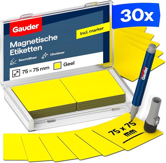 Magnetische Labels Writable - Herbruikbare Magnetische Schilden voor ...