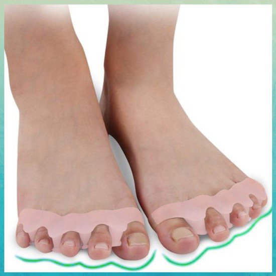 Correct toes - Tenenspreider - Alle tenen - One size - Per paar - Kleur ...