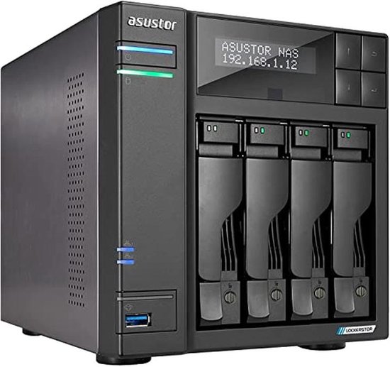4-Bay NAS Geheugen Enclosure met Quad-Core Processor en 4 M.2 PCIe ...
