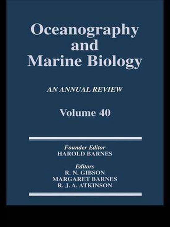 Oceanography and Marine Biology (ebook) | 9781134523146 | Boeken | bol.com