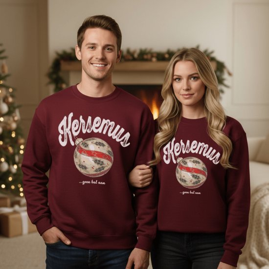 Unisex Trui - Kersemus - Kleur rood - Maat L - Perfect voor iedereen ...