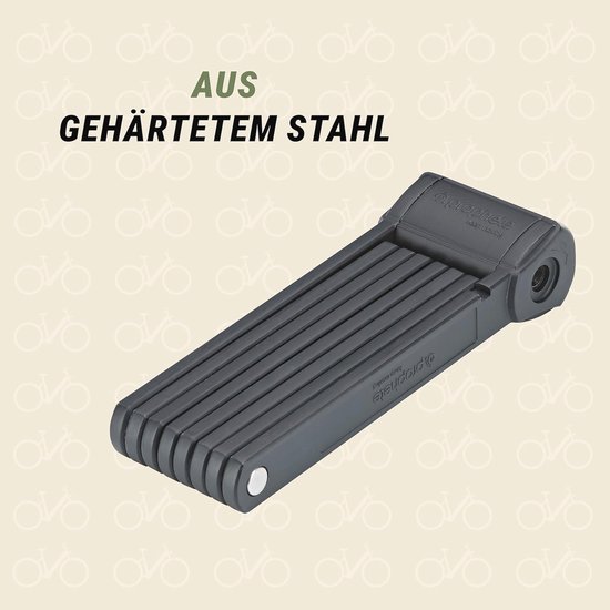 XXL Vouwslot 120 cm – Geharde Staal Bescherming – Geschikt voor Fiets, E-bike & E-scooter | bol