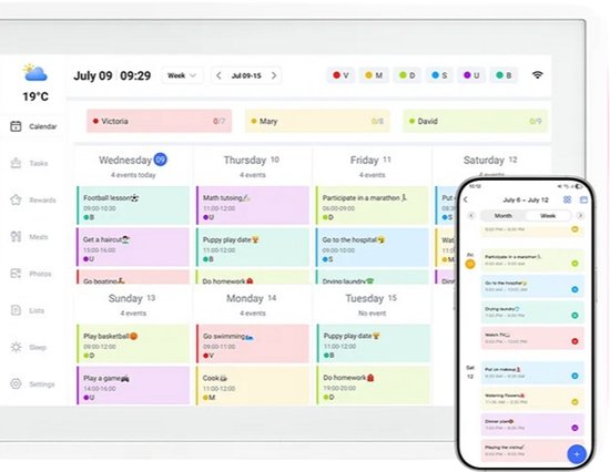 YOIN digital planner - Touchscreen - Digitale planner scherm - Planner ...