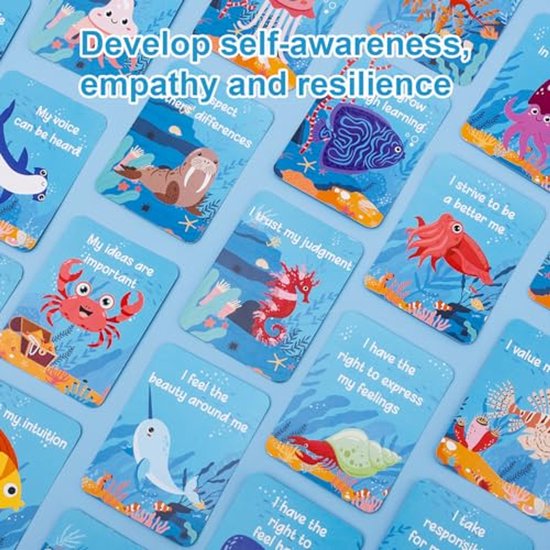 40 Pieces Affirmation Cards for Kids, Inspirational Notes Positive ...