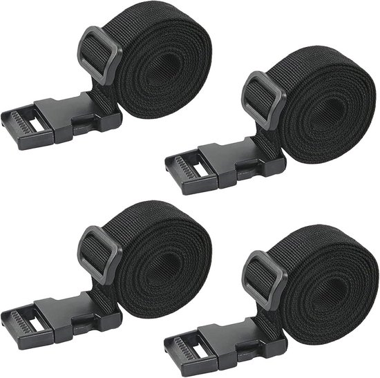 Verstelbare Nylon Baggageriem met Quick Release Gesp - 3 Meter Lang (4 ...