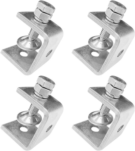 4 Stuks RVS C-Klemmen Mini 16-25mm voor Assemblage - Robuuste ...