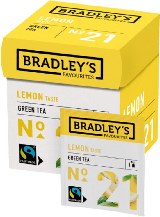 Bradley's Thee | Favourites | Citroen / Lemon n.21 | 6 x 12 stuks | bol