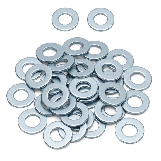 Sluitringen M4 DIN125 A-vorm plat, verzinkt sluitringen ...