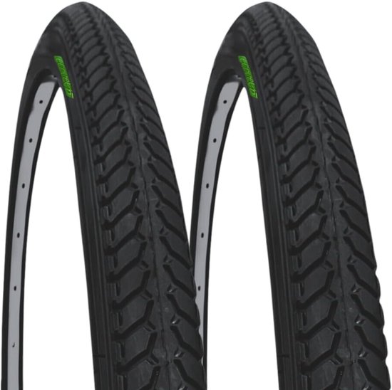 Banden 700 x 35C voor stadsfiets en trekking - Zwarte rubberen ...
