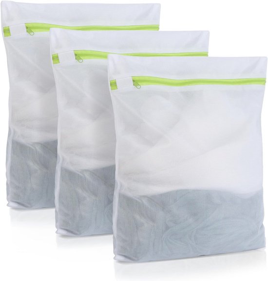 Wasnet voor wasmachine - 3 stuks kleine waszakken (23 x 30 cm ...