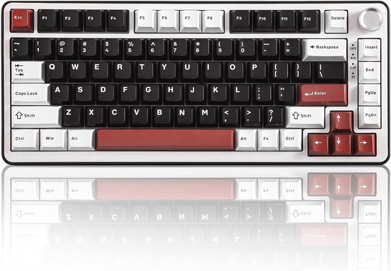 Draadloos Mechanisch Toetsenbord 75% Layout met RGB Verlichting en Hot ...