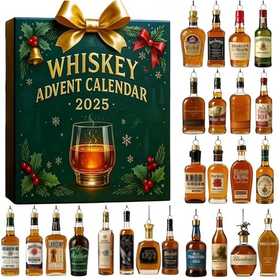 2025 Whisky Adventskalender, 24 dagen zonder herhaling, een dagelijkse ...