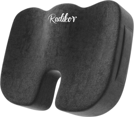 Ergonomisch Orthopedisch Stuitbeenkussen van Traagschuim met Antislip ...