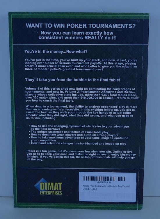 Strategieën voor Winnen van Poker Toernooien van de Bubble tot de Final ...