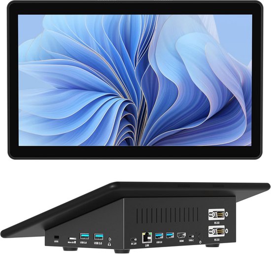 Mini PC 11,6 inch met Windows 11, 8 GB RAM, 128 GB eMMC, Touchscreen en ...