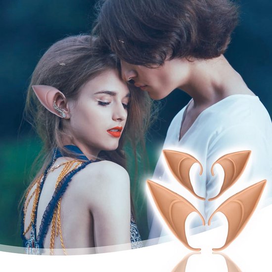 Cosplay Elf Oren - 4 Stuks Puntige Tips voor Anime Feestkostuum ...