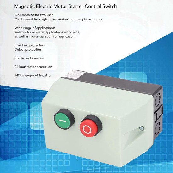 Electric Motor Start Switch - 220/230V - 12-18A - 5.5 HP - Single Phase ...