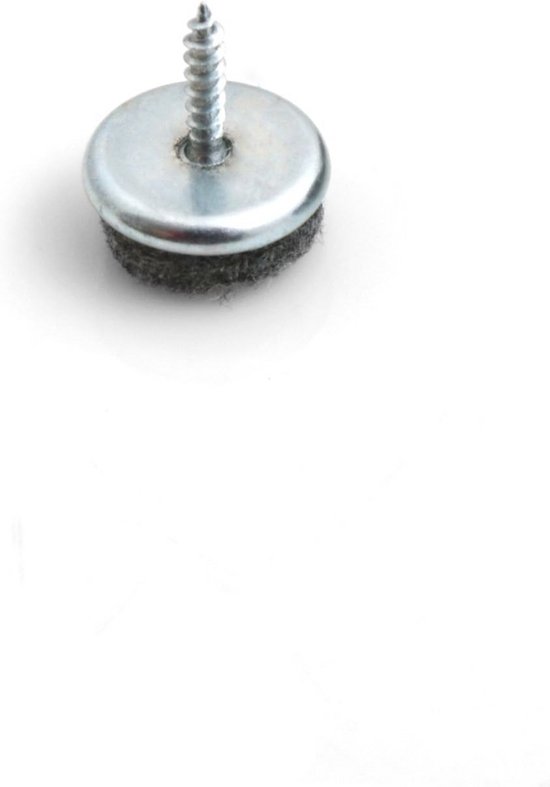 Viltglijders voor Meubels - 20 mm Ronde Meubelglijders met Vilt en ...