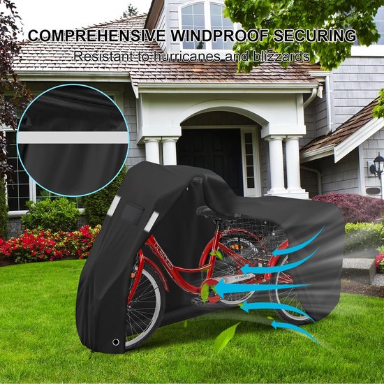 Waterdichte Driewielerhoes met Opbergtas - Universele 3-Wiel Fiets ...
