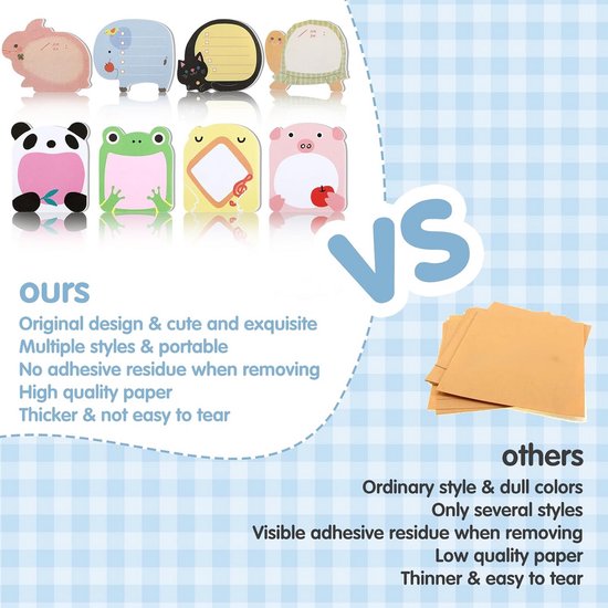 Kleurrijke Self-Adhesive Notes: 160 Velletjes met Schattige Cartoon ...
