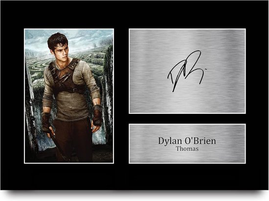 Maze Runner Movie Memorabilia Gift - Dylan O'Brien Signatuur Foto | bol